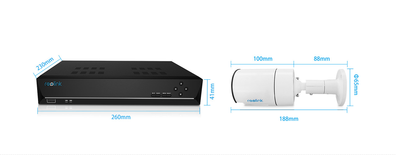 Reolink RLK8-410B4 PoE NVR Security Video System - Reolink Store